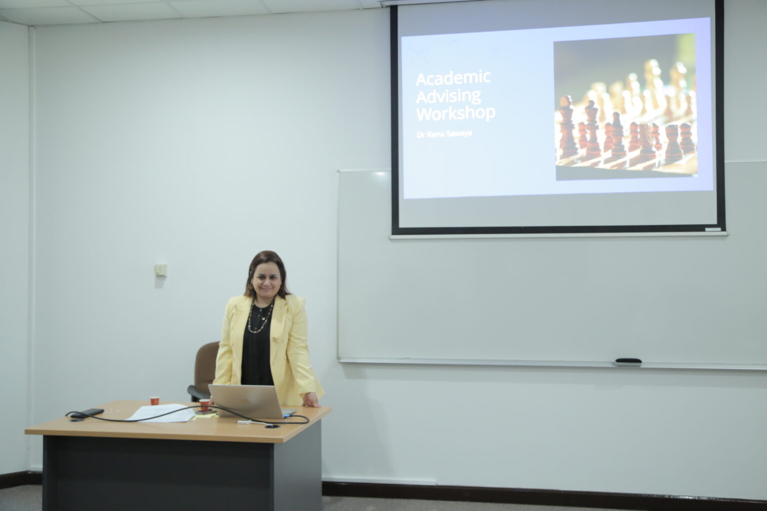 Dr. Rana Sawaya, President of University College of Bahrain, Conducts “Academic Advising ...